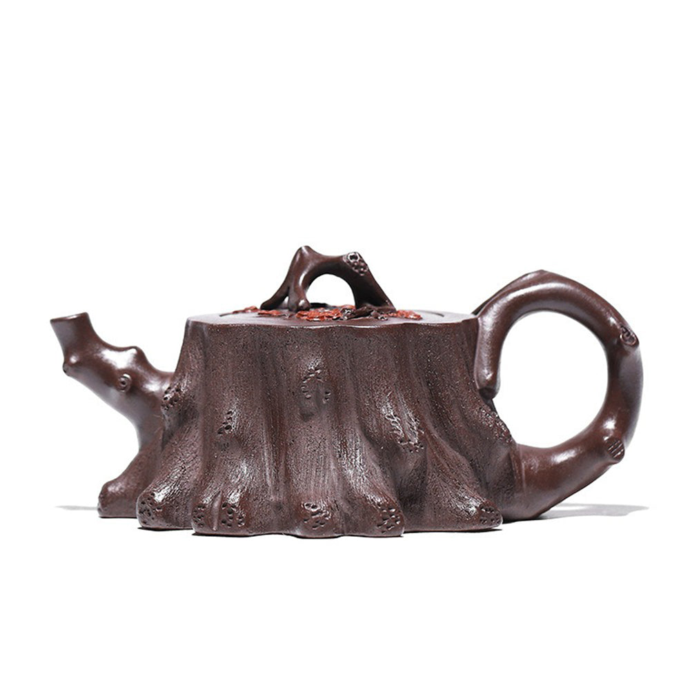 Yixing Purple Clay Plum Tree Stump Teapot – Umi Tea Sets