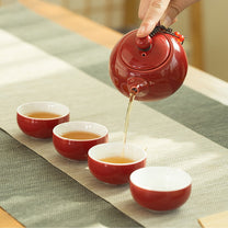 Chinese Red Tea Set With Gift Box – Umi Tea Sets