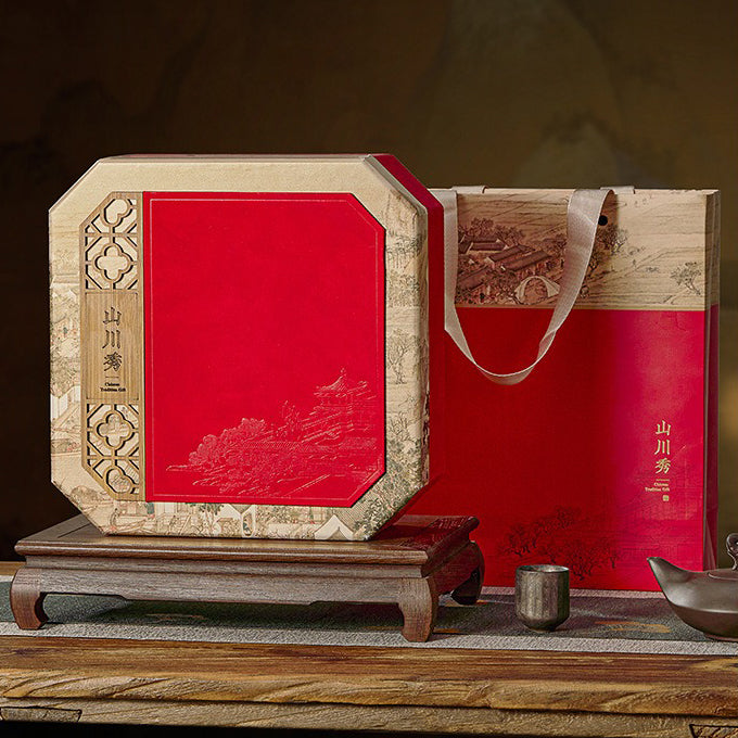 Raw Puer Tea Cakes With Beijing Opera Gift Box – Umi Tea Sets