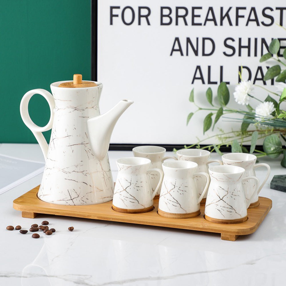 Modern Ceramic Marble Tea Set – Umi Tea Sets