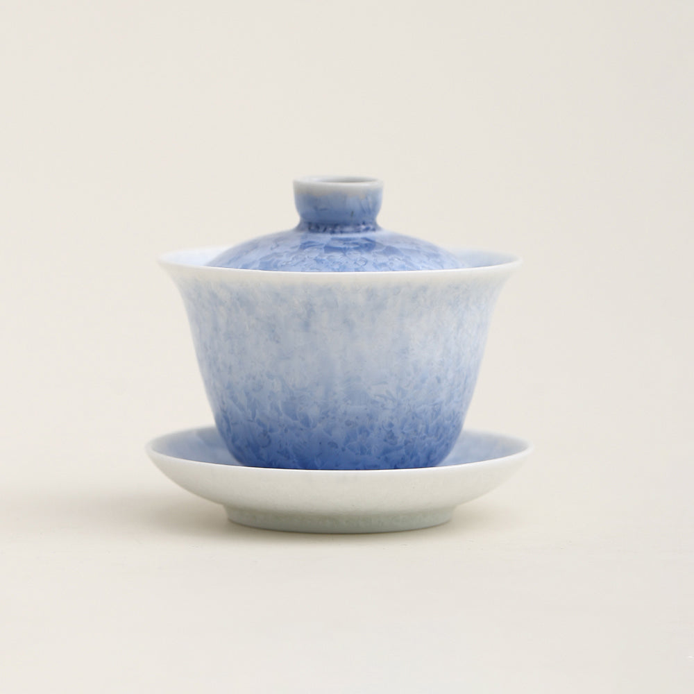 Blue Ice Crystal Ruyao Porcelain Gaiwan – Umi Tea Sets
