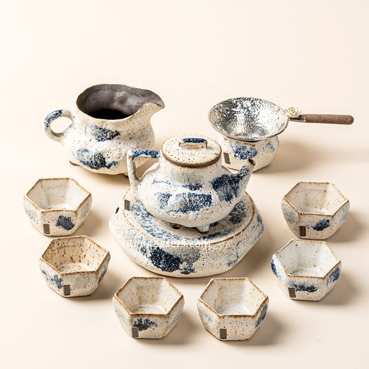 Japanese Coarse Pottery Kobiki Tea Set – Umi Tea Sets