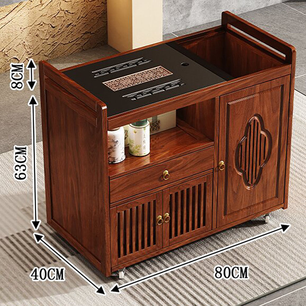 Multi-functional Moso Bamboo Movable Tea Table – Umi Tea Sets