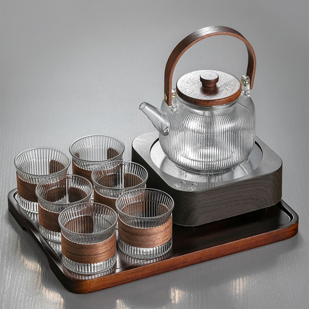 Glass Tea Set With Induction Heater – Umi Tea Sets