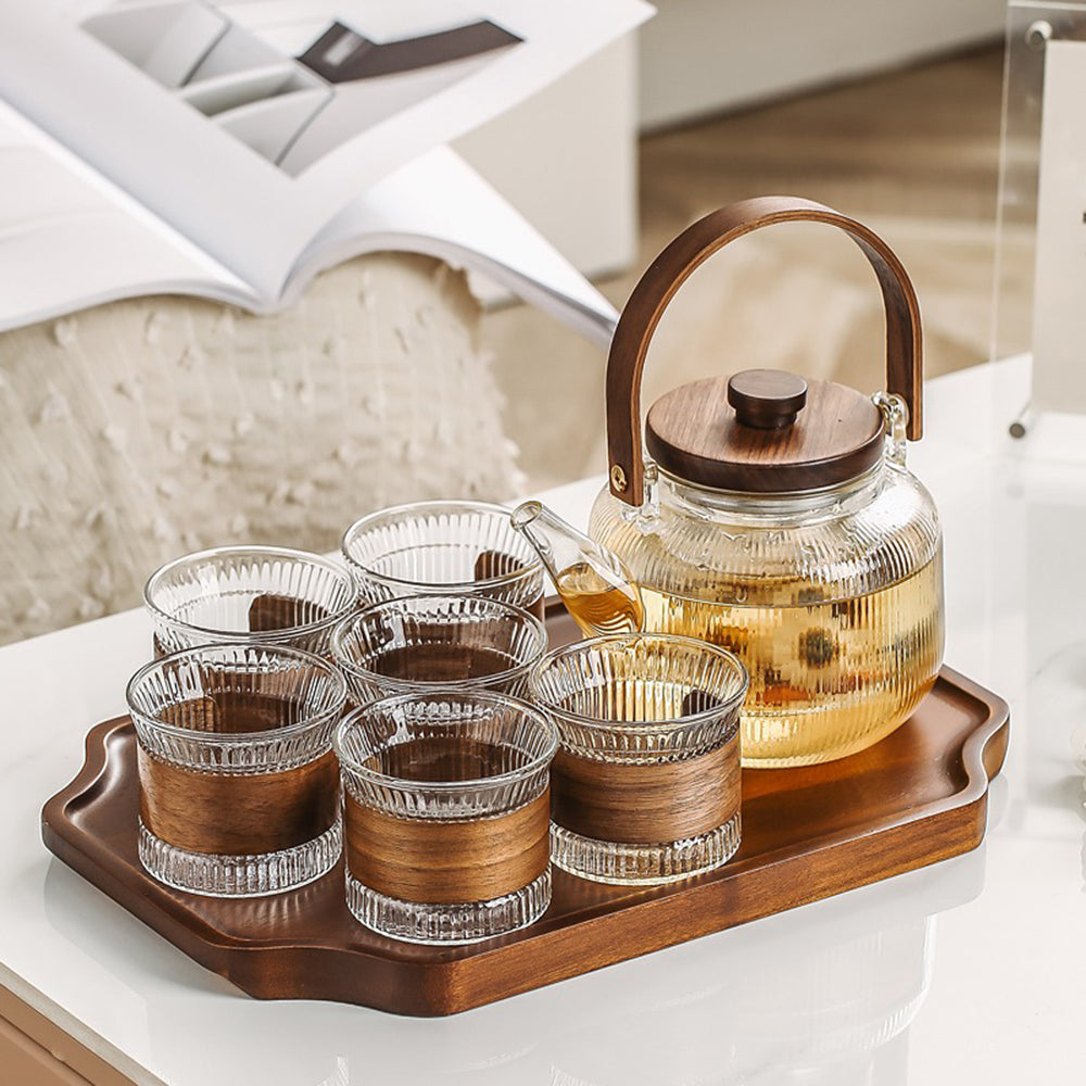 Glass Flower and Fruit Tea Set – Umi Tea Sets