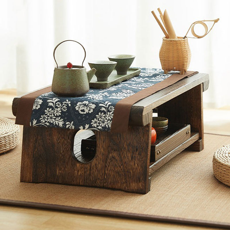 Japanese Solid Wood Foldable Tatami Low Seating Table – Umi Tea Sets