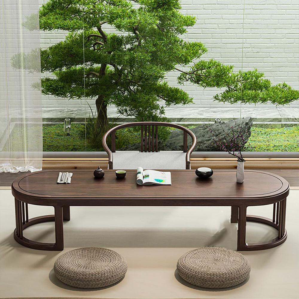 Walnut Wood Japanese Style Low Tea Table Set – Umi Tea Sets