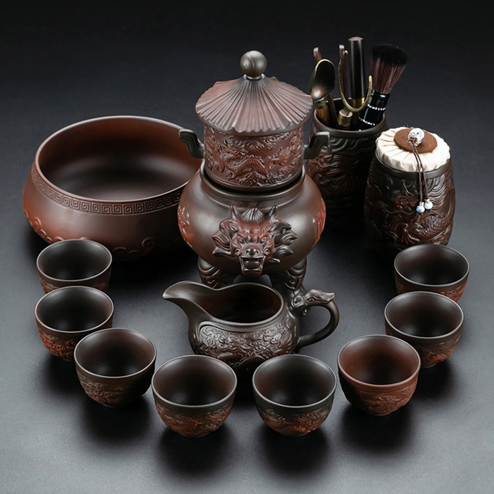 Purple Pottery Dragon Automatic Tea Set – Umi Tea Sets