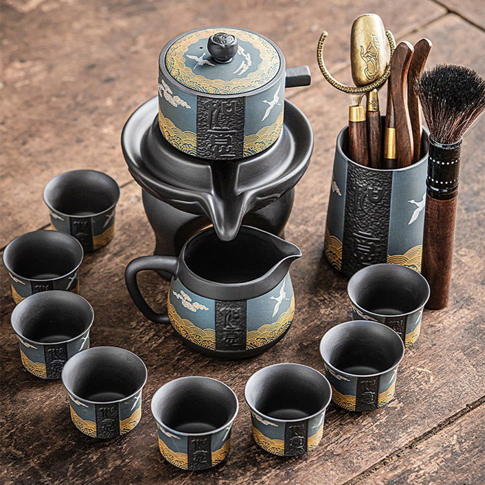 Purple Clay Cranes Automatic Tea Set – Umi Tea Sets