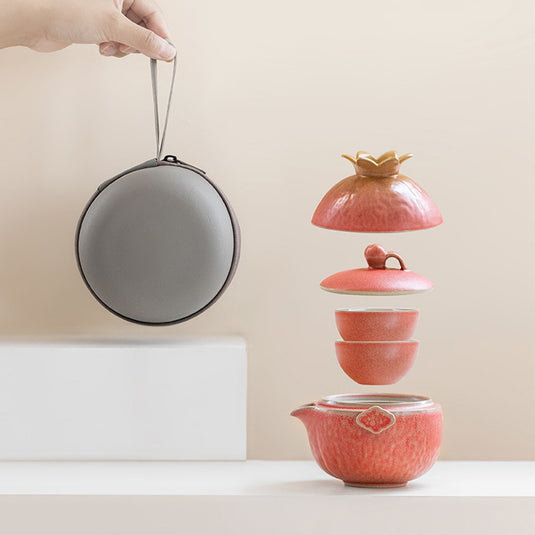 Pomegranate Shape Travel Tea Set – Umi Tea Sets