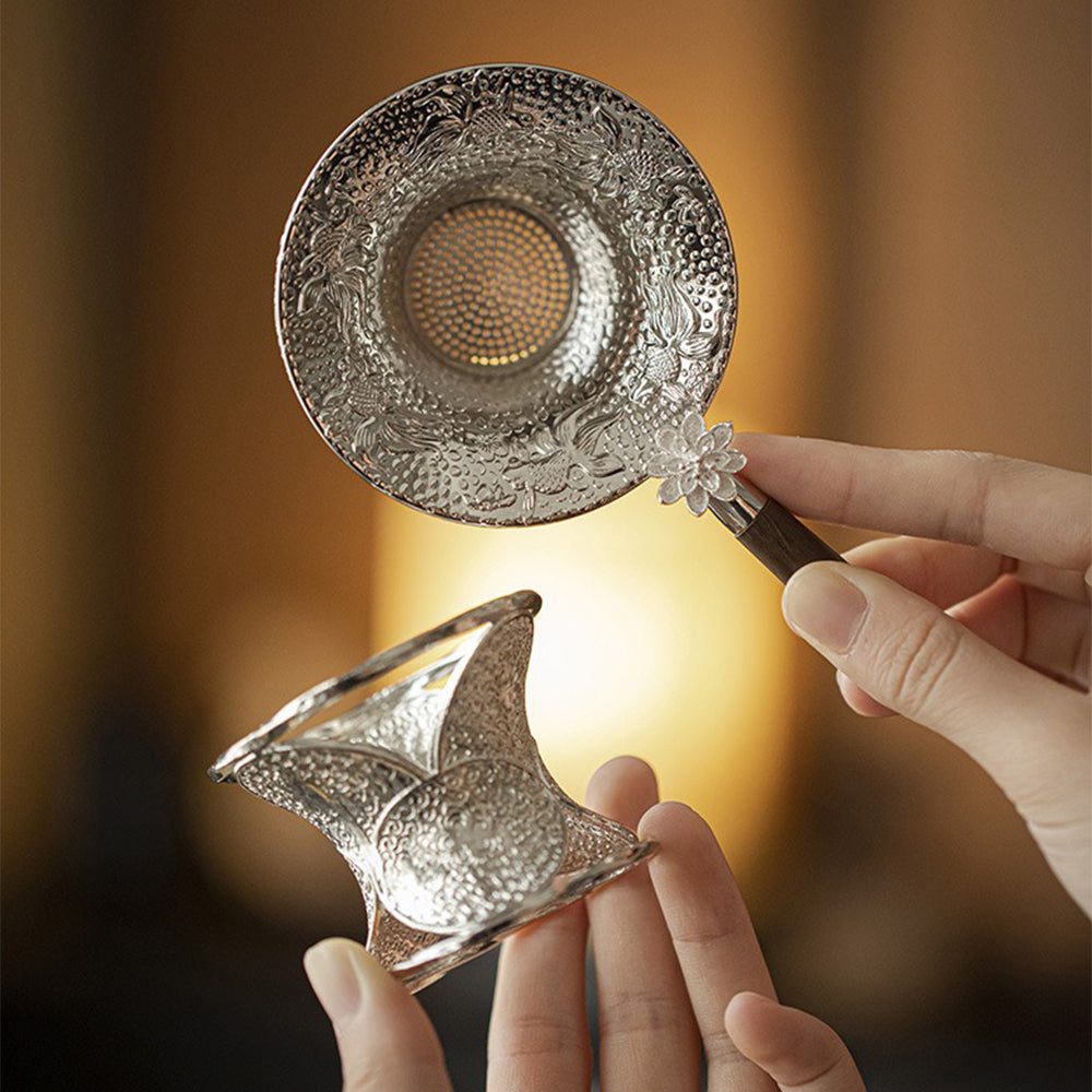 Alloy Lotus And Goldfish Tea Strainer – Umi Tea Sets