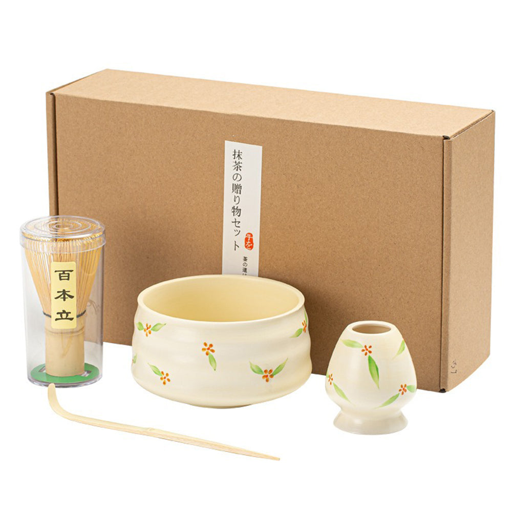 Japanese Floral Matcha Green Tea Set – Umi Tea Sets