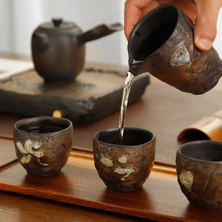 Gold Lotus Seed Kyusu Tea Set – Umi Tea Sets