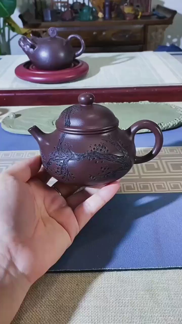 Yixing Purple Clay Plum Blossom Teapot – Umi Tea Sets