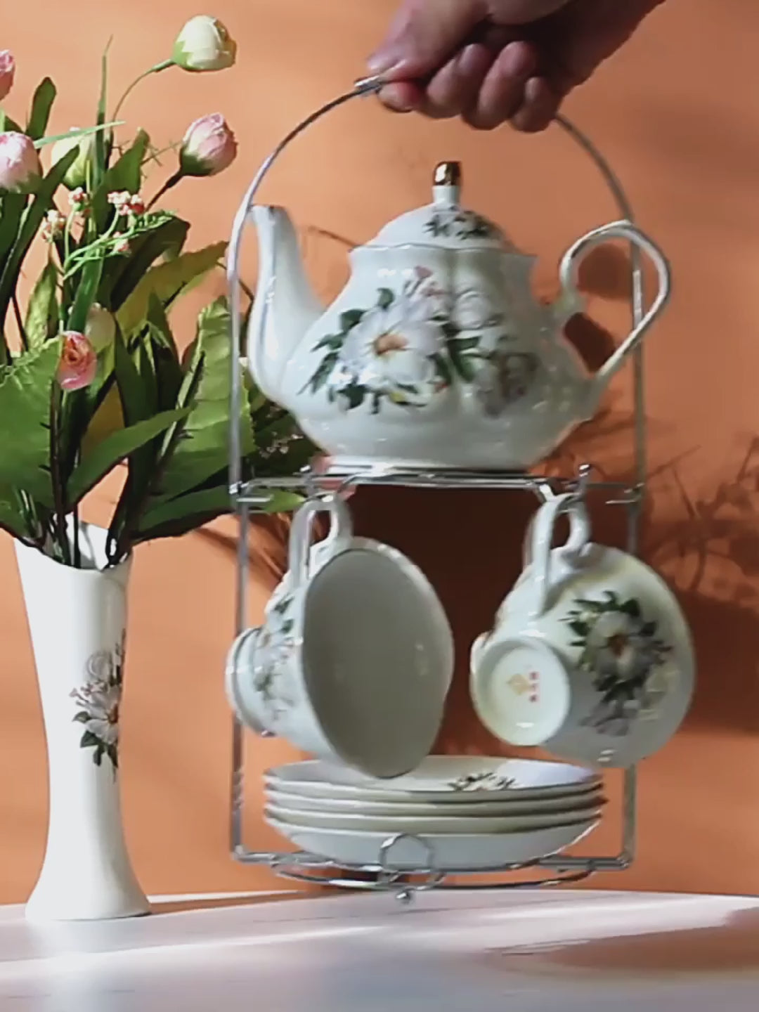 Jingdezhen Porcelain Vintage Coffee Tea Set – Umi Tea Sets