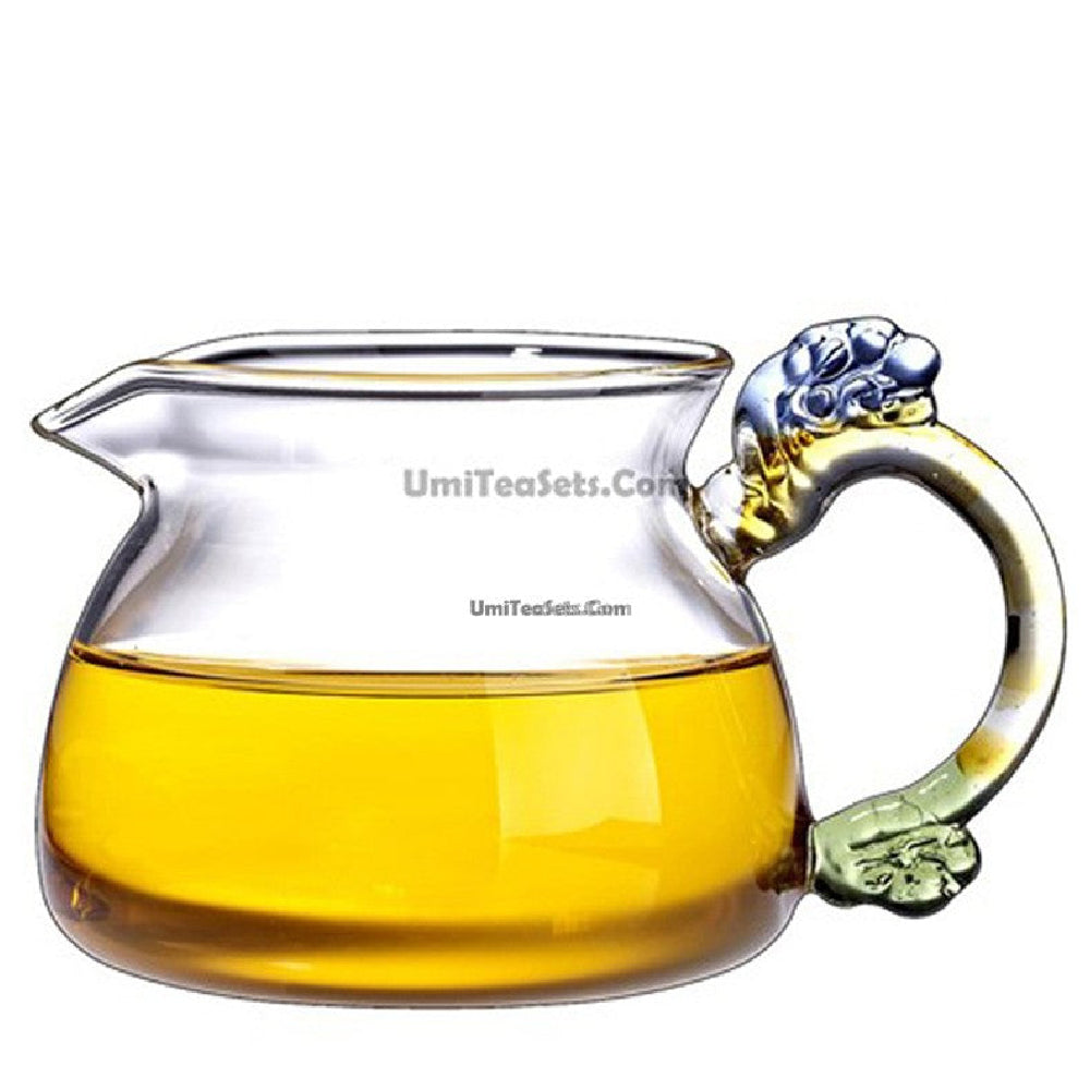 Glass Fair Cup With Dragon Handle – Umi Tea Sets