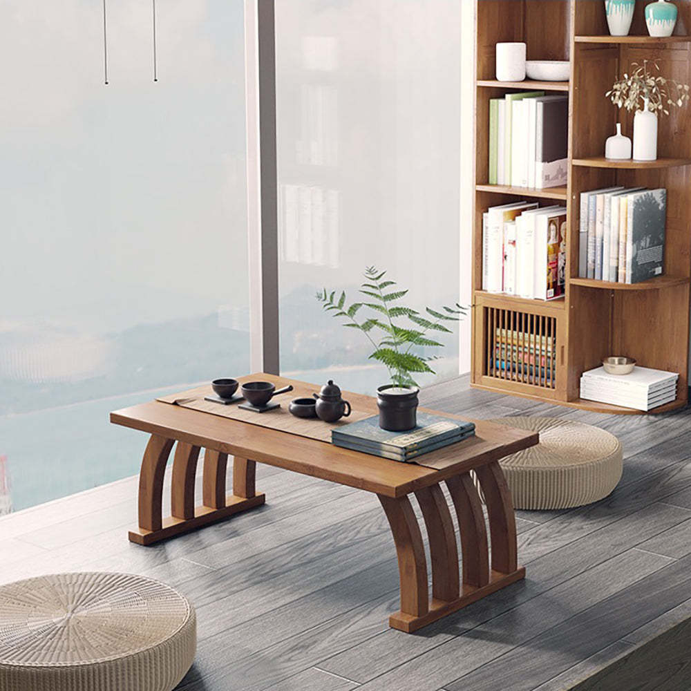 Bamboo Arched Low Tea Table – Umi Tea Sets