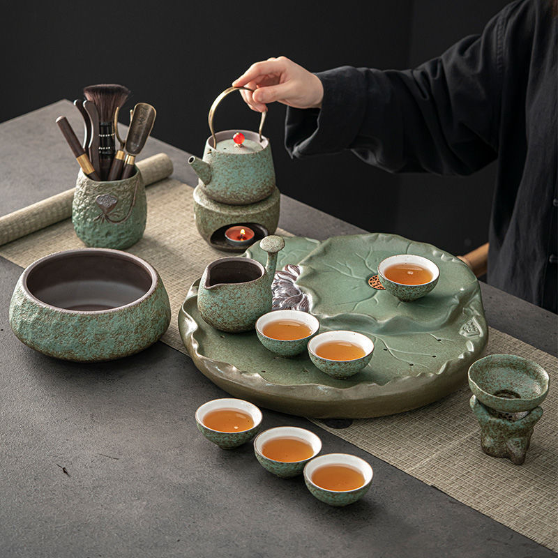 Japanese Tea Set With Leaf Tray – Umi Tea Sets