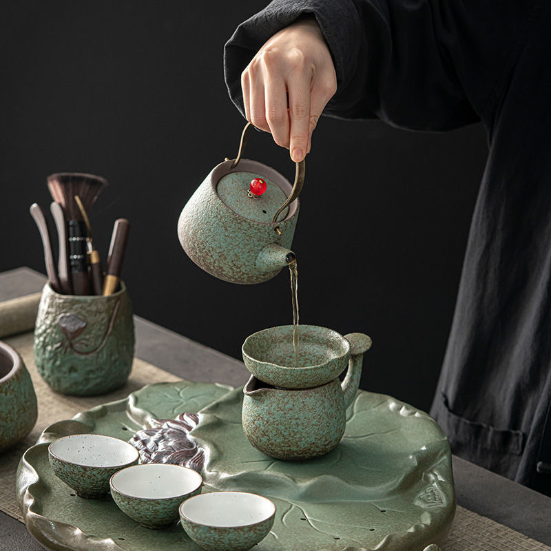 Japanese Tea Set With Leaf Tray – Umi Tea Sets
