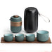 Bluestone Glazed Travel Tea Set – Umi Tea Sets