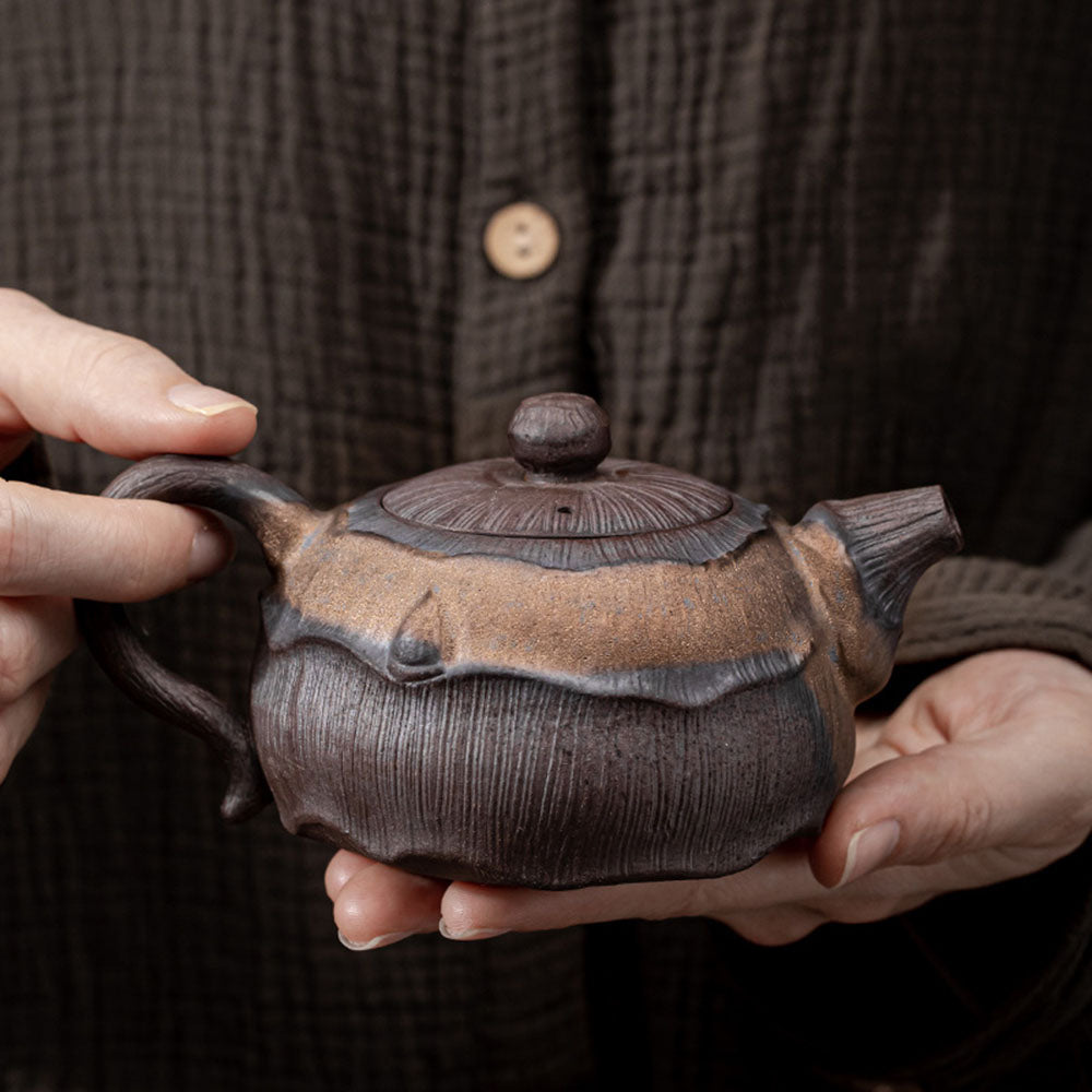 Japanese Iron Glazed Lotus Teapot – Umi Tea Sets