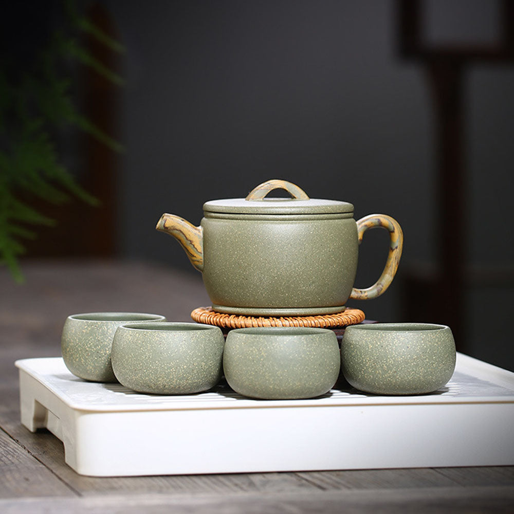 Handmade Yixing Green Clay Tea Set – Umi Tea Sets