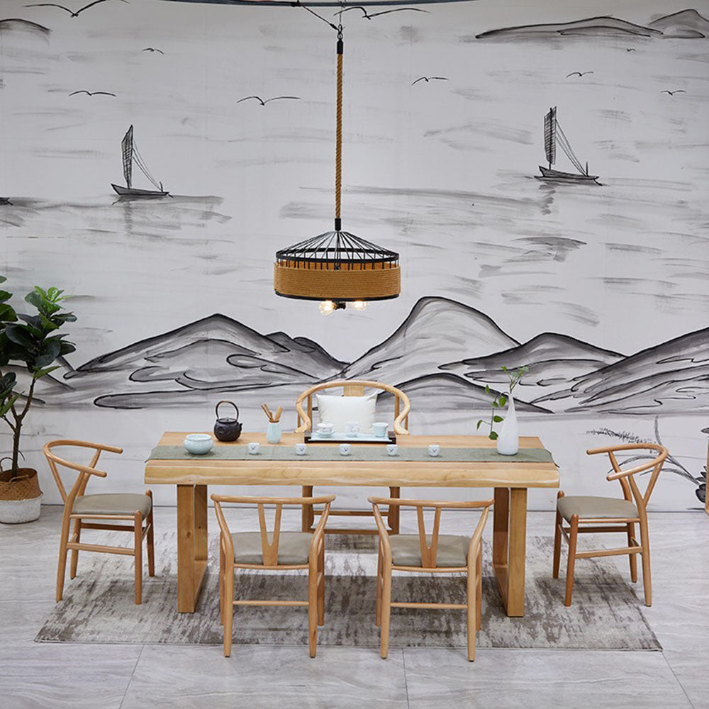 Simple Modern Pine Wood Chinese Tea Table – Umi Tea Sets