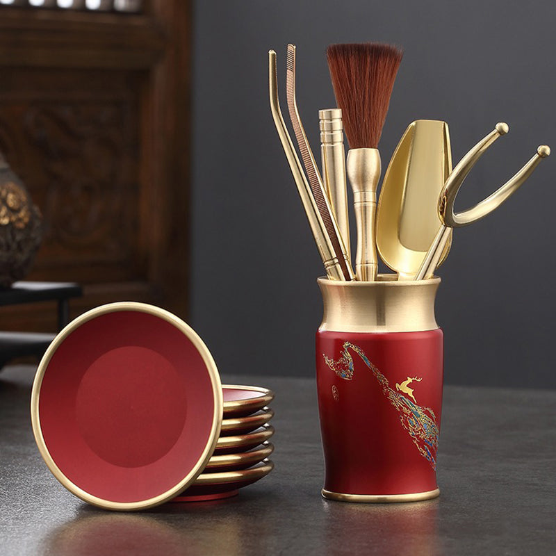 Colorful Copper Tea Utensil Set – Umi Tea Sets