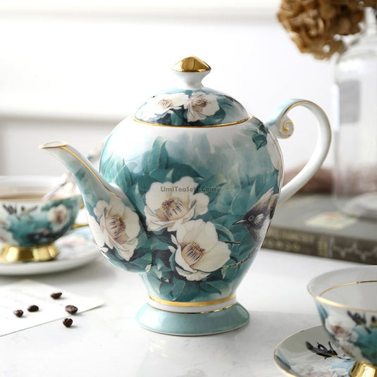 Rhododendron Bird Bone China Tea Set – Umi Tea Sets
