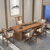 Solid Wood Chinese Modern Tea Table With Chairs – Umi Tea Sets