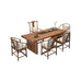 Solid Wood Chinese Modern Tea Table With Chairs – Umi Tea Sets