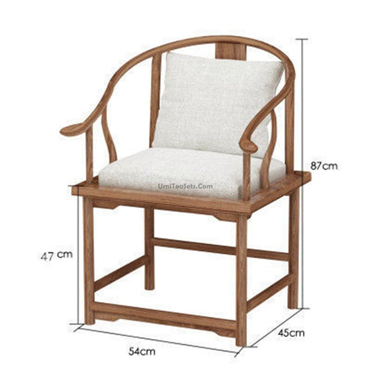 Solid Wood Chinese Modern Tea Table With Chairs – Umi Tea Sets