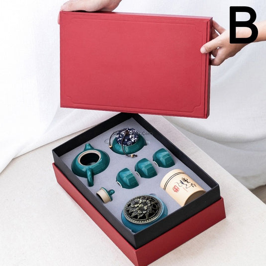Chinese Red Tea Set With Gift Box – Umi Tea Sets