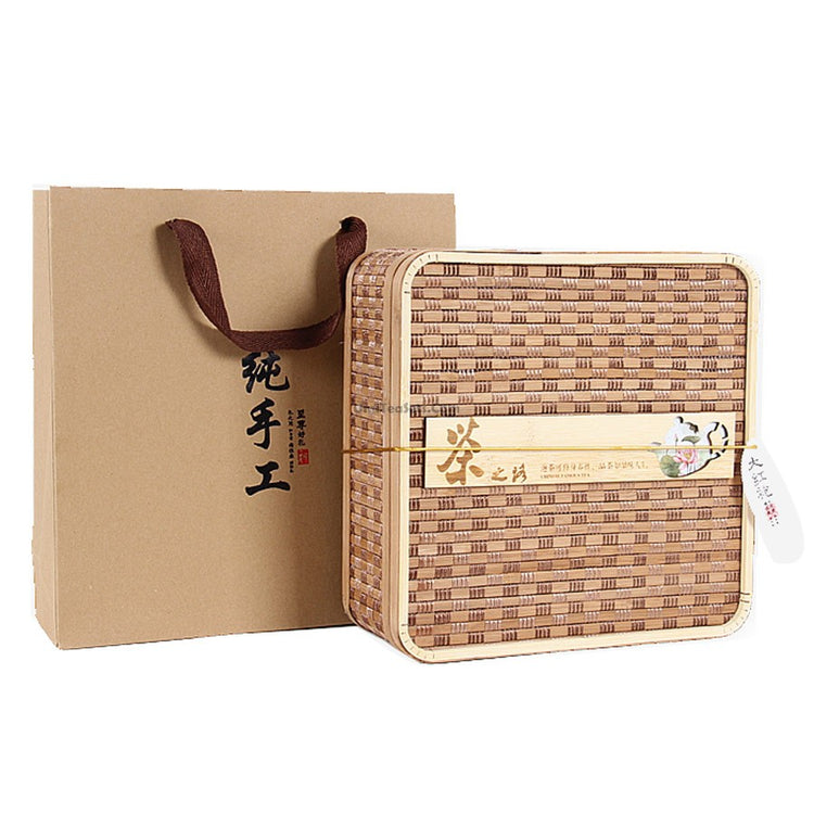 Ginseng Oolong Tea With Bamboo Weaving Gift Box – Umi Tea Sets