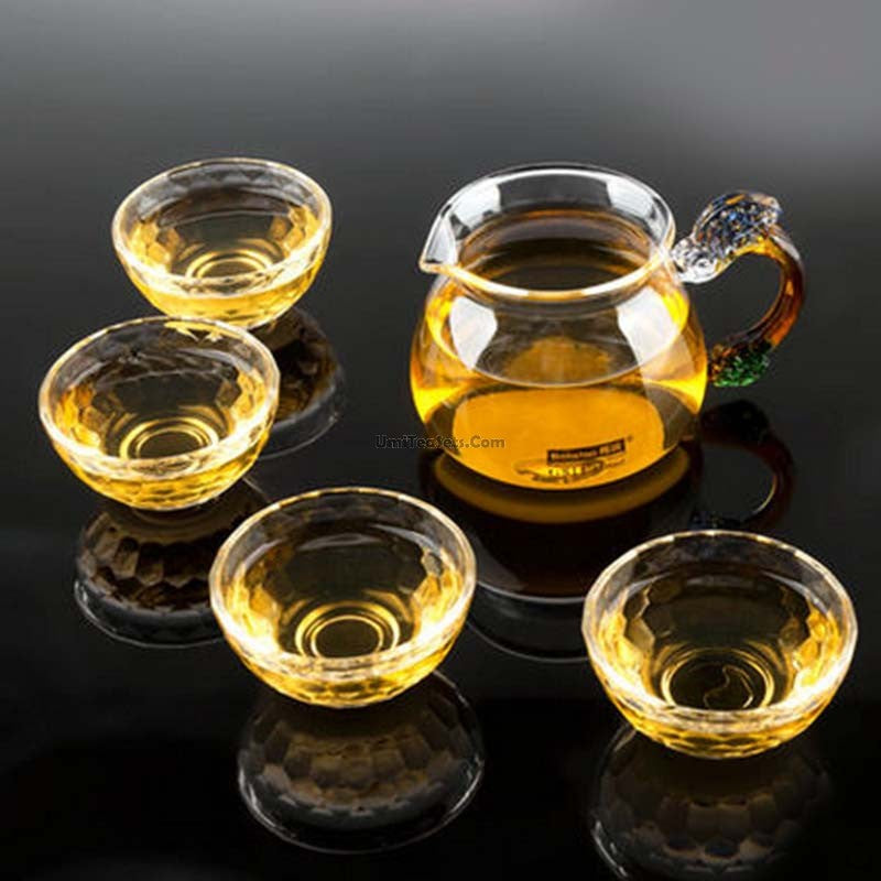 Glass Fair Cup With Dragon Handle – Umi Tea Sets