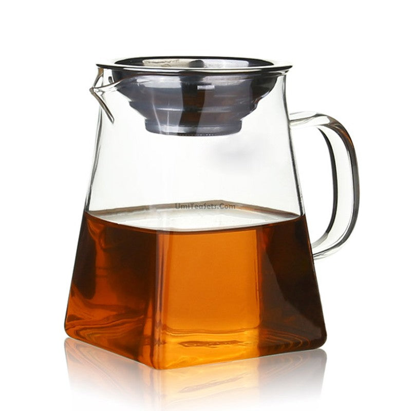 Thickened Glass Fair Cup With Strainer – Umi Tea Sets