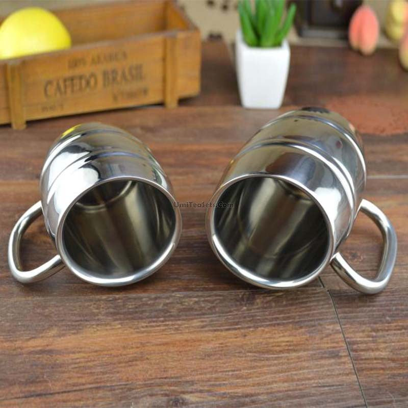 Double Wall Stainless Steel Beer Cup – Umi Tea Sets