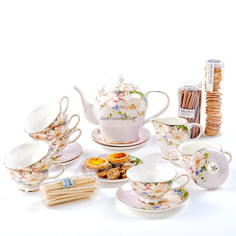 Great Tenderness Porcelain Afternoon Tea Set – Umi Tea Sets