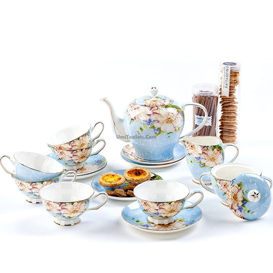 Great Tenderness Porcelain Afternoon Tea Set – Umi Tea Sets
