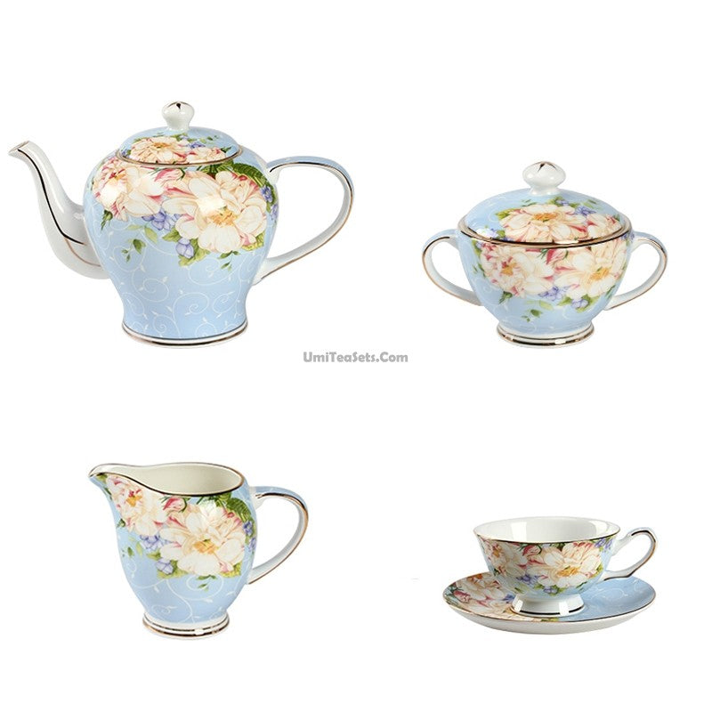 Great Tenderness Porcelain Afternoon Tea Set – Umi Tea Sets