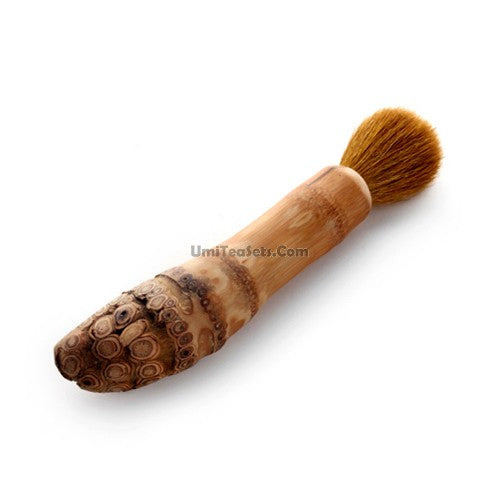 Teapot Brush With Bamboo Root Handle – Umi Tea Sets