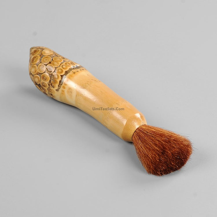 Teapot Brush With Bamboo Root Handle – Umi Tea Sets