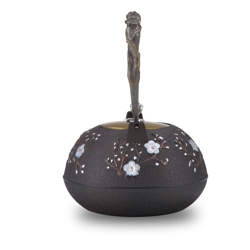 Japanese Cast Iron Magpie Plum Teapot – Umi Tea Sets