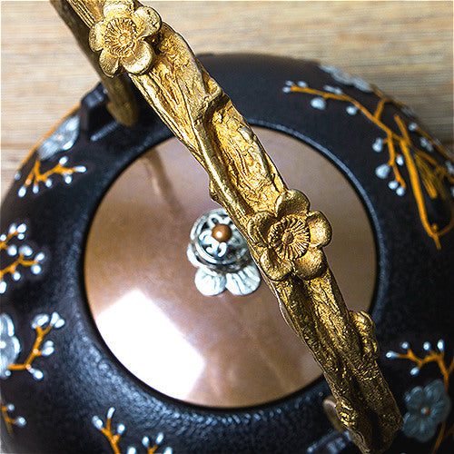 Japanese Cast Iron Magpie Plum Teapot – Umi Tea Sets