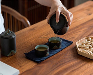 Japanese Mountain Sun Travel Tea Set – Umi Tea Sets